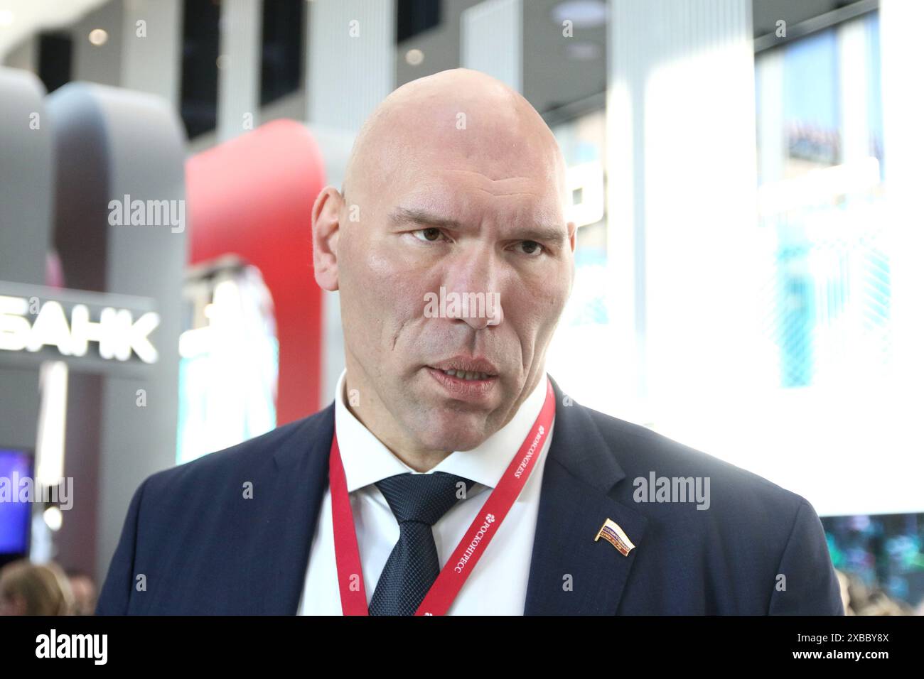 Saint Petersburg, Russia. 07th June, 2024. Nikolay Valuev, Deputy of ...