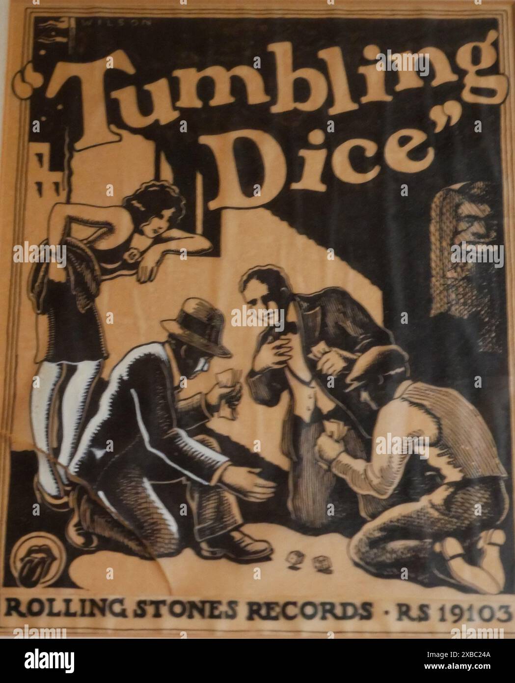 Rolling stones poster hi-res stock photography and images - Alamy