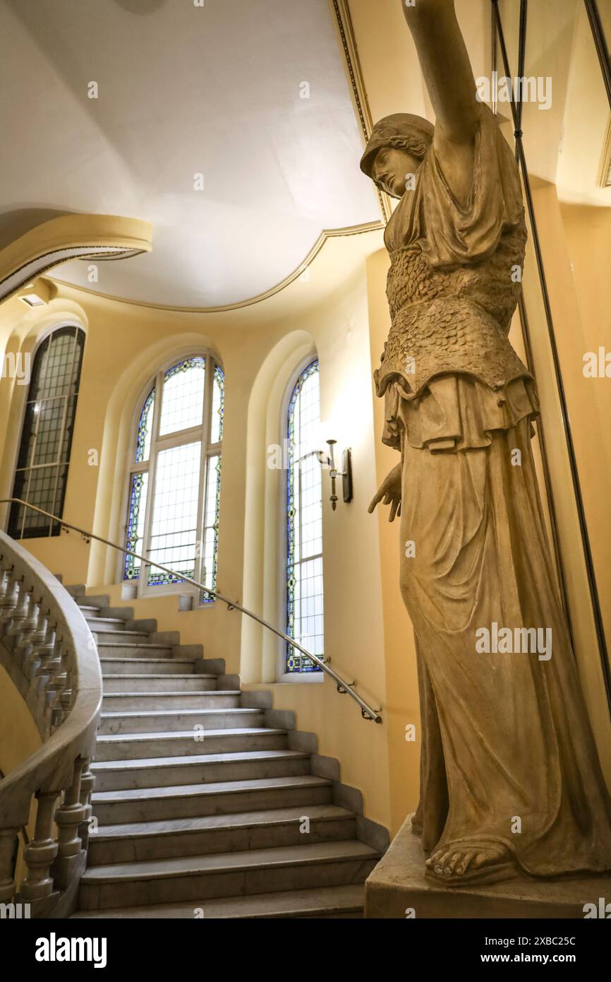 Madrid, Spain- April 8, 2024: Architectural details of Circulo de ...