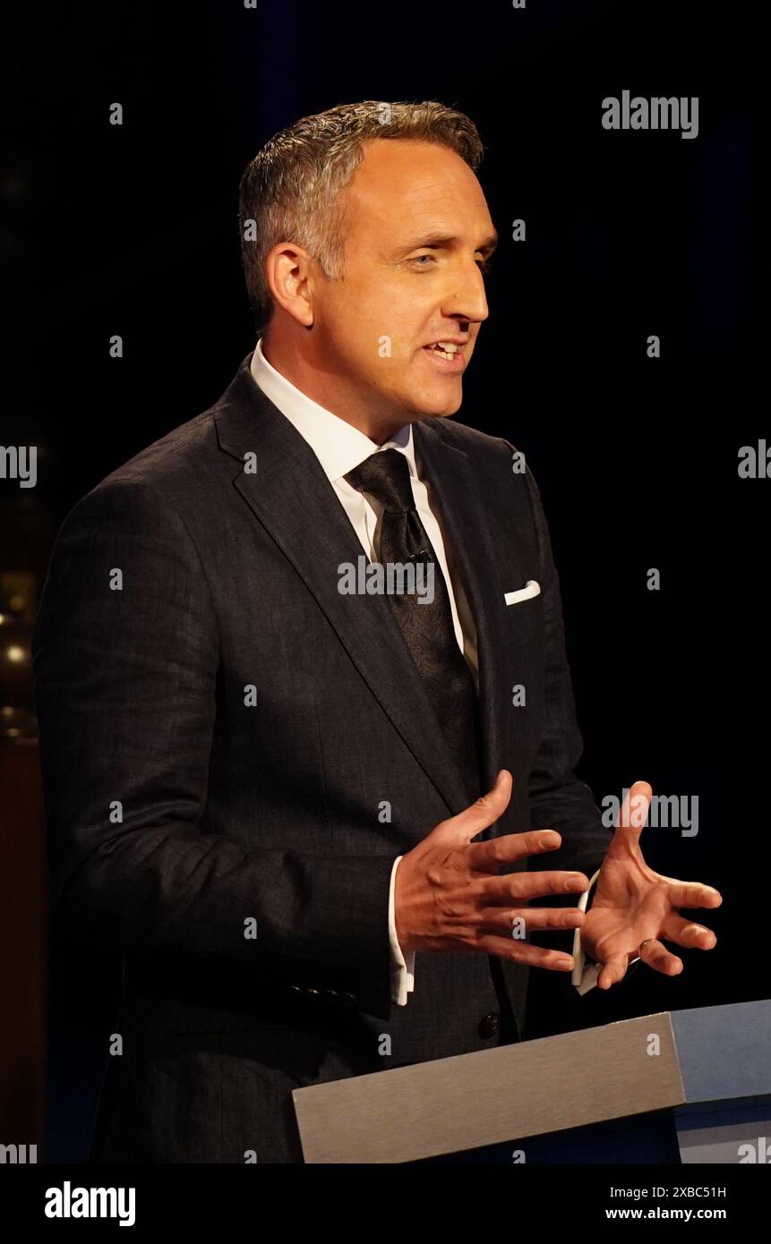 Scottish Liberal Democrat leader Alex Cole-Hamilton, during a General ...