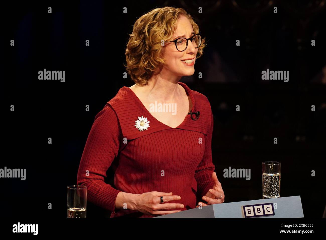 Scottish Green Party co-leader Lorna Slater, during a General Election ...