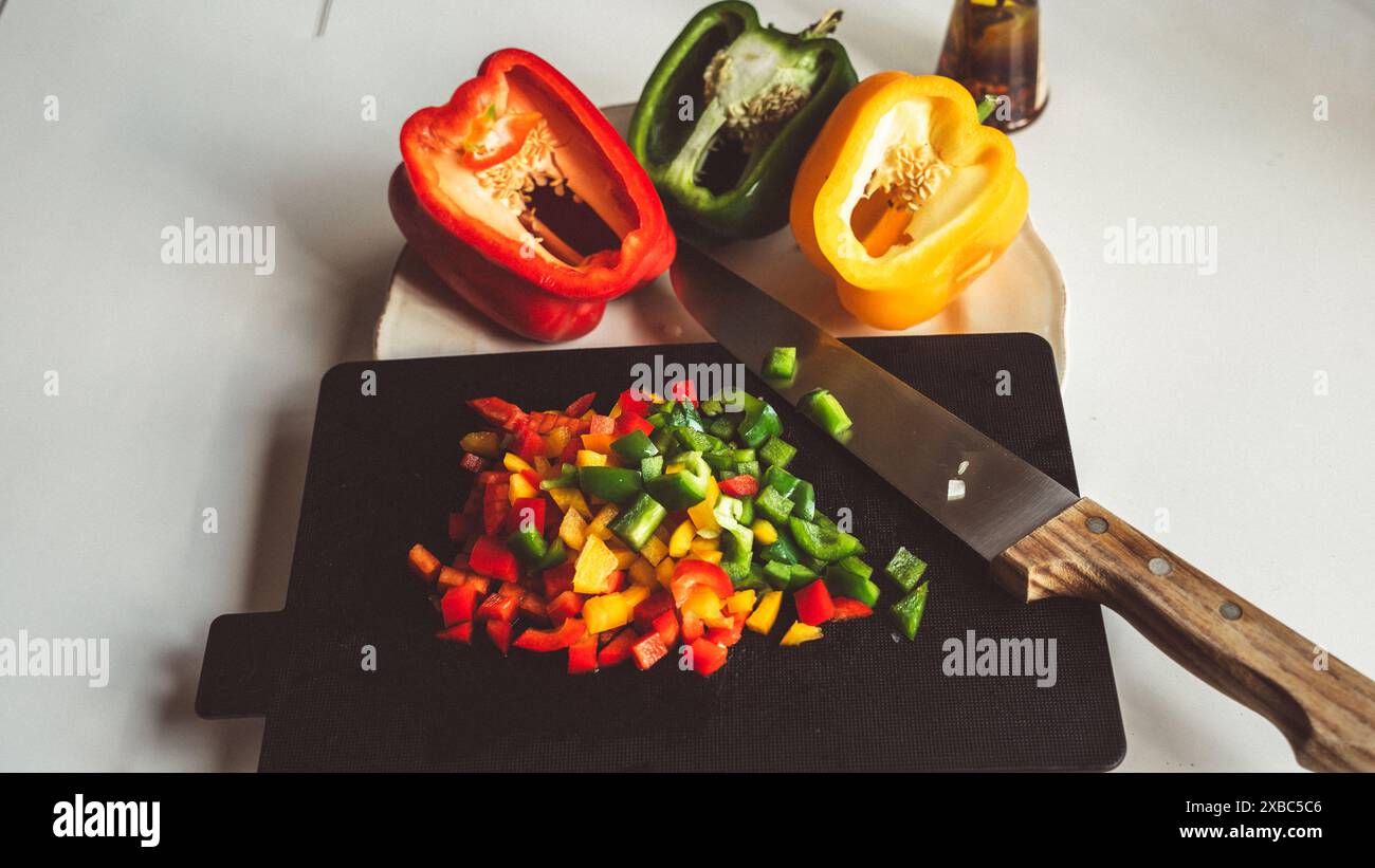 Pimientos de colores hi-res stock photography and images - Alamy
