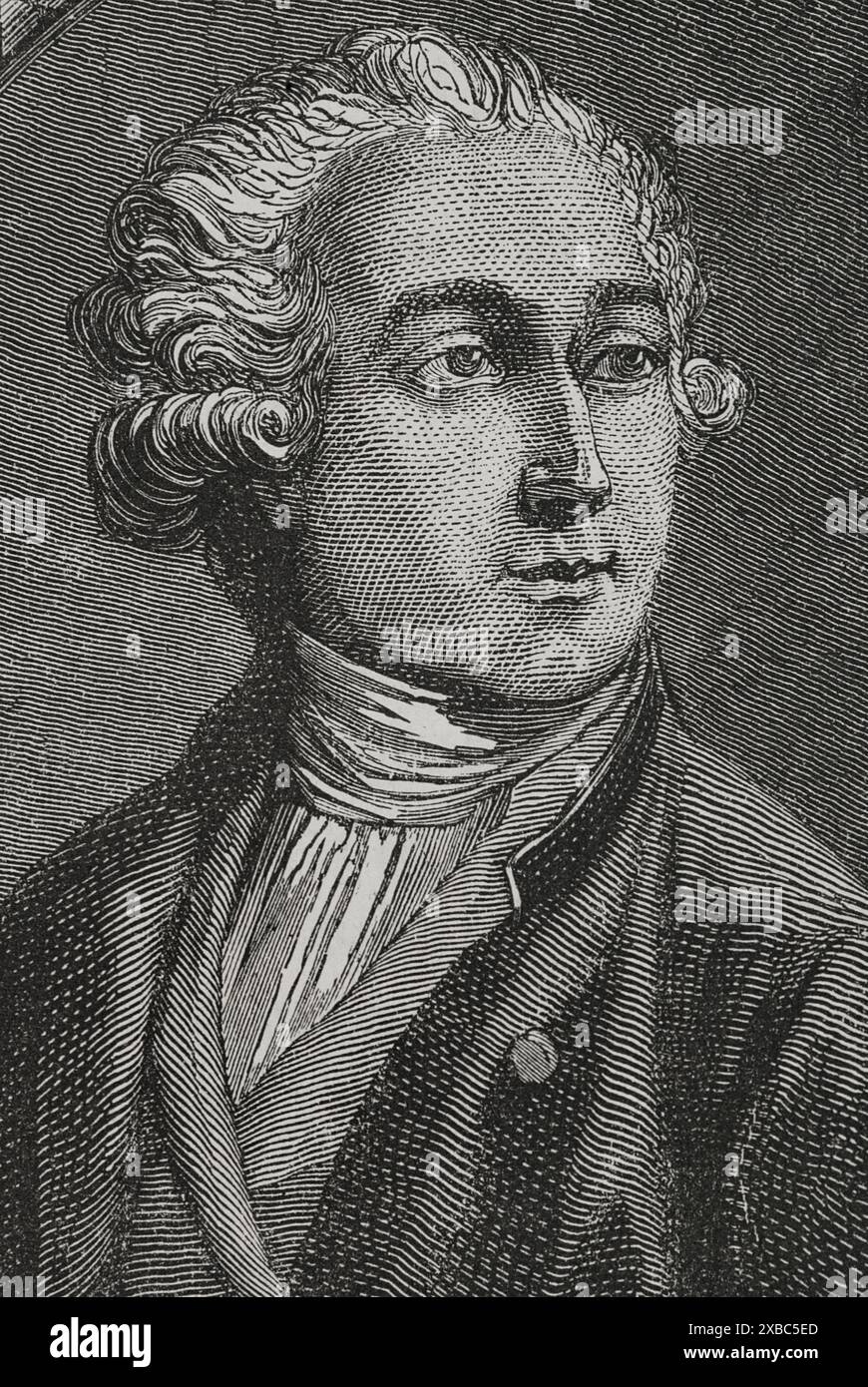 Antoine Lavoisier (Antoine-Laurent de Lavoisier (1743-1794). French ...