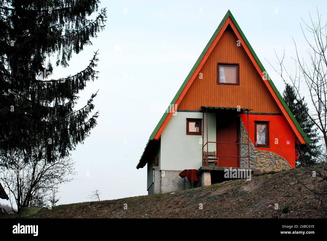 Camping house, Slovakia Stock Photo - Alamy