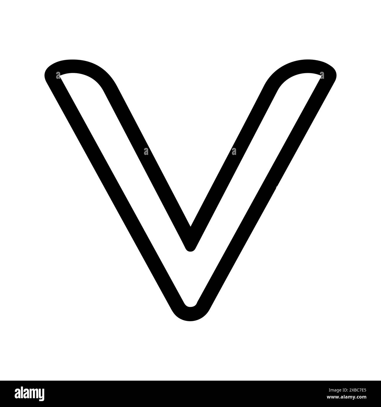 Bold v graphic Cut Out Stock Images & Pictures - Alamy