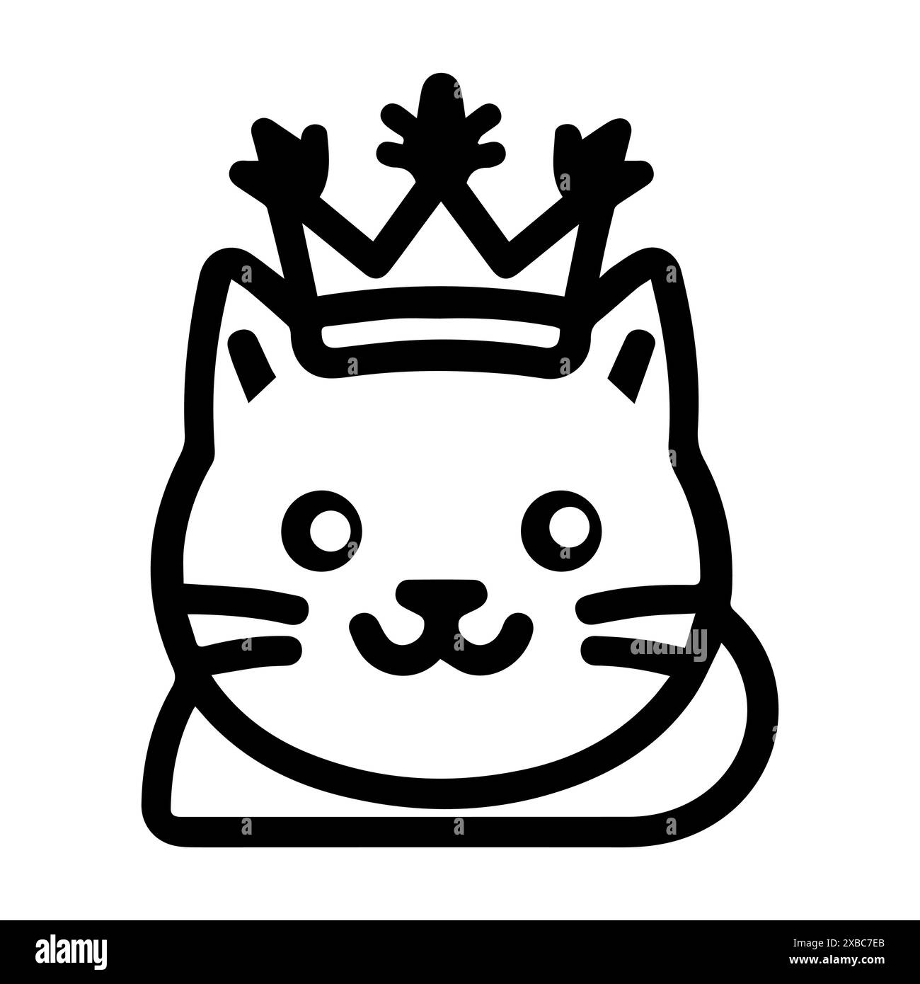 Royal Pets logo or modern line icon. Vector line art and icon design ...