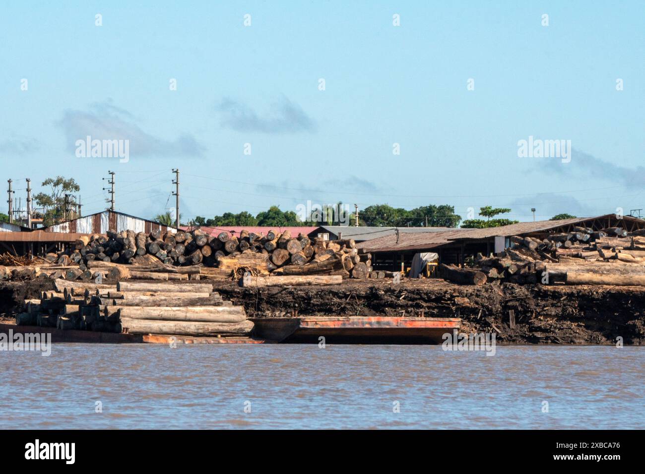 port of Pucallpa Stock Photo - Alamy