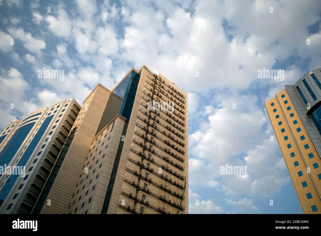 Hotels and offices in the Rawdah area, Mecca, Saudi Arabia Stock Photo ...