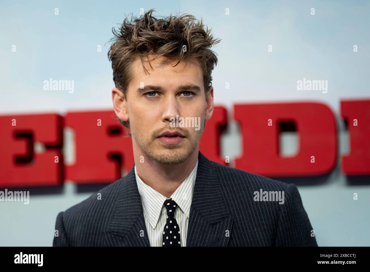 Austin Butler poses for photographers upon arrival at the screening of ...