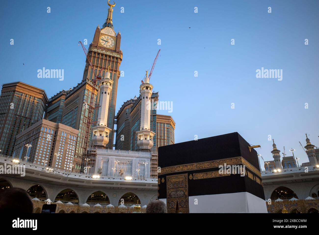 Mecca, Saudi Arabia - May 27, 2024: The Kaaba, where Hajj and Umrah pilgrims perform Thawaf ...