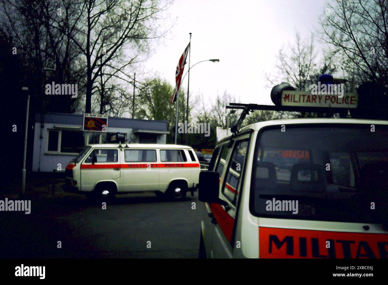 West Berlin Cold War Check point charlie Stock Photo - Alamy