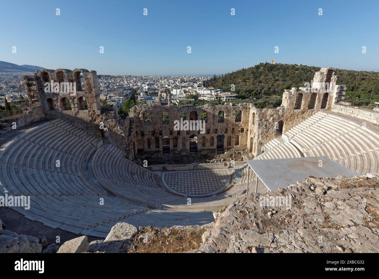 Odeon of Herodes Atticus, Roman-Greek amphitheatre, Acropolis, Athens ...