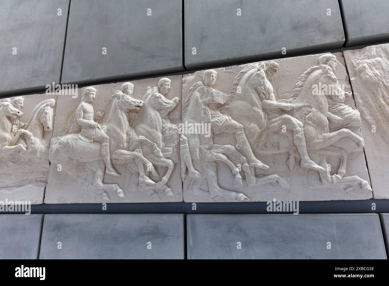 Parthenon frieze acropolis museum hi-res stock photography and images ...