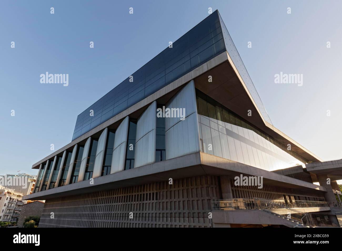 Modern Acropolis Museum, architect Bernard Tschumi, Athens, Greece ...