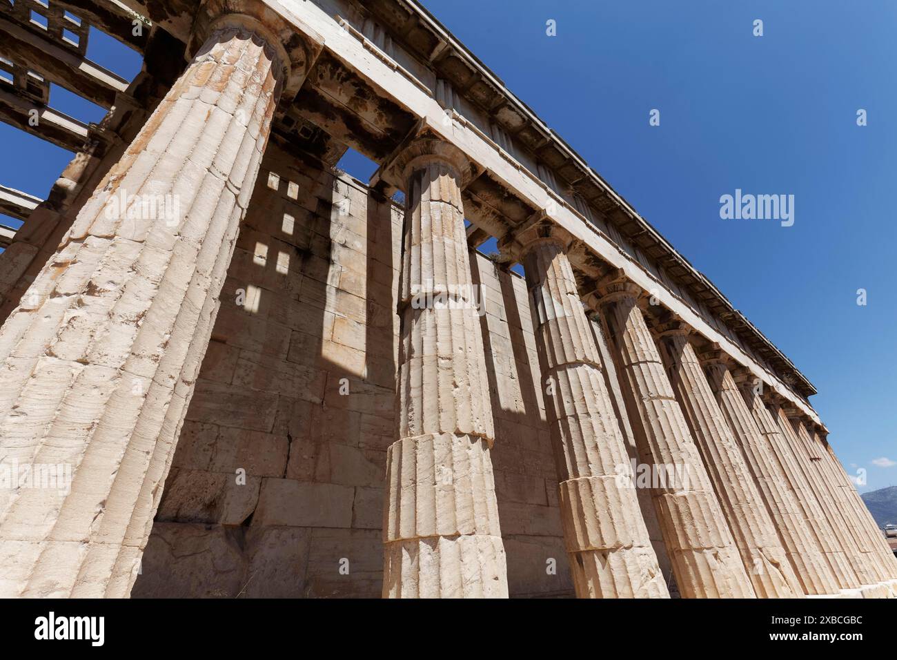 Temple of Hephaestus, Theseion, Doric columns, Agora, Athens, Greece ...