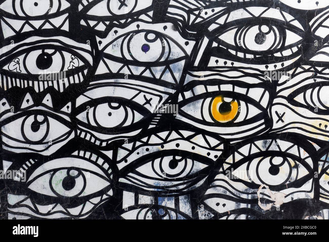 Eye graffiti hi-res stock photography and images - Alamy