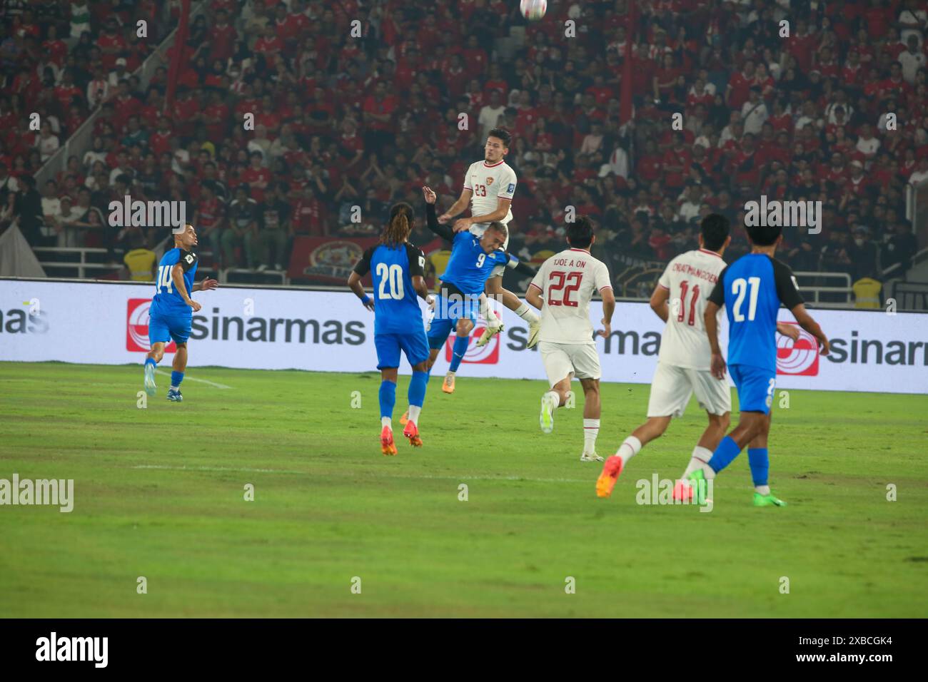 Jakarta, Indonesia, 11 June 2024 JUSTIN HUBNER competing aerial battle ...