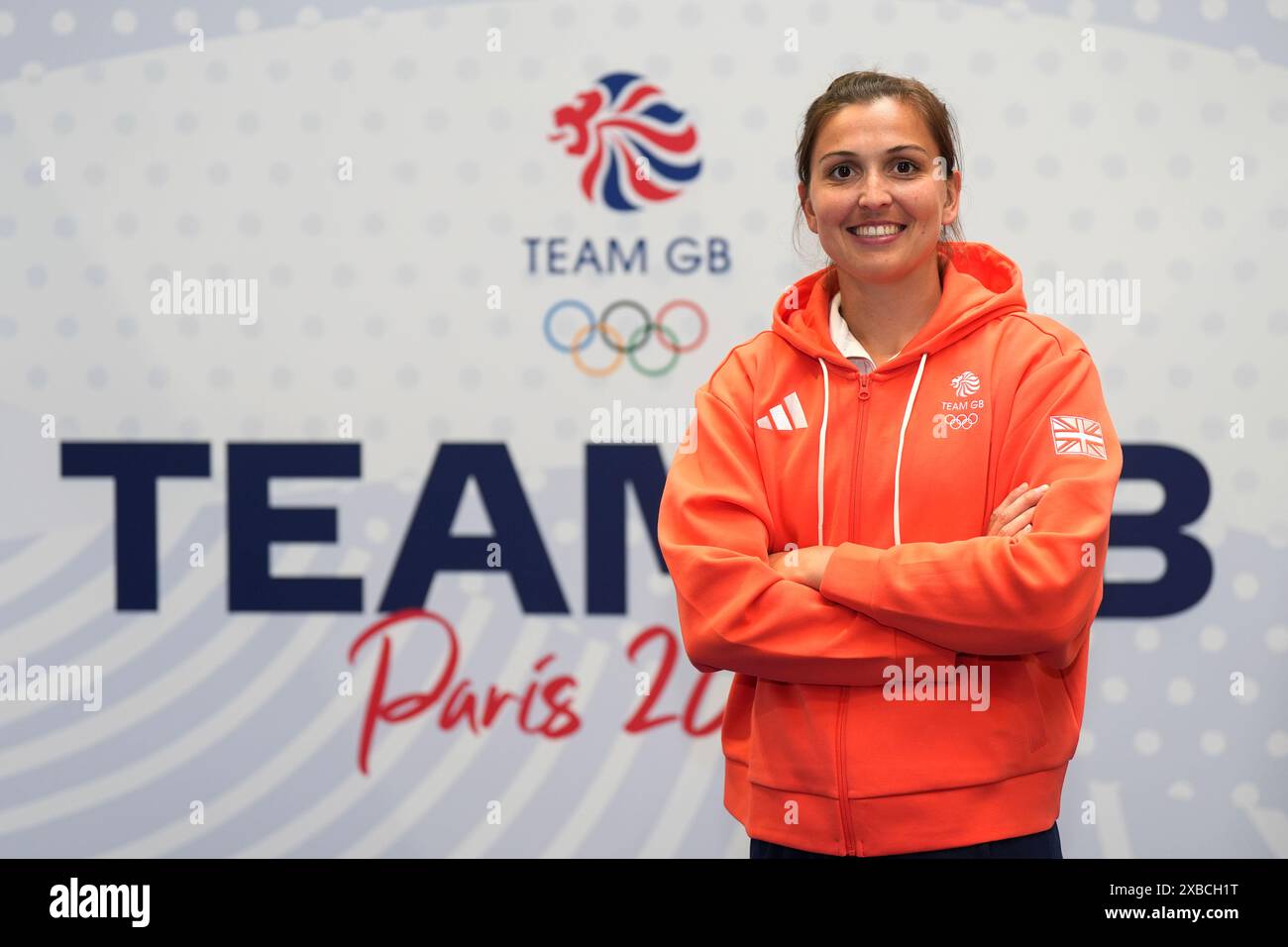 Rowan McKellar during a Team GB kitting out session ahead of the 2024 ...