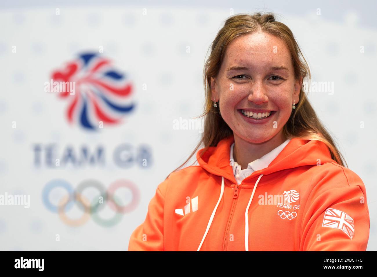 Esme Booth during a Team GB kitting out session ahead of the 2024 Paris ...