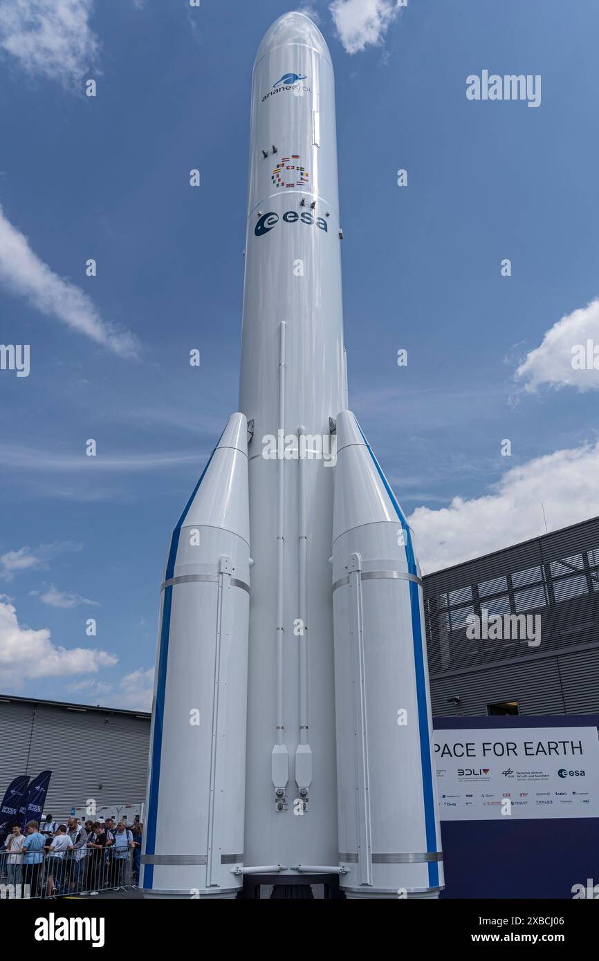 Ariane 6 model, ILA Germany Stock Photo - Alamy