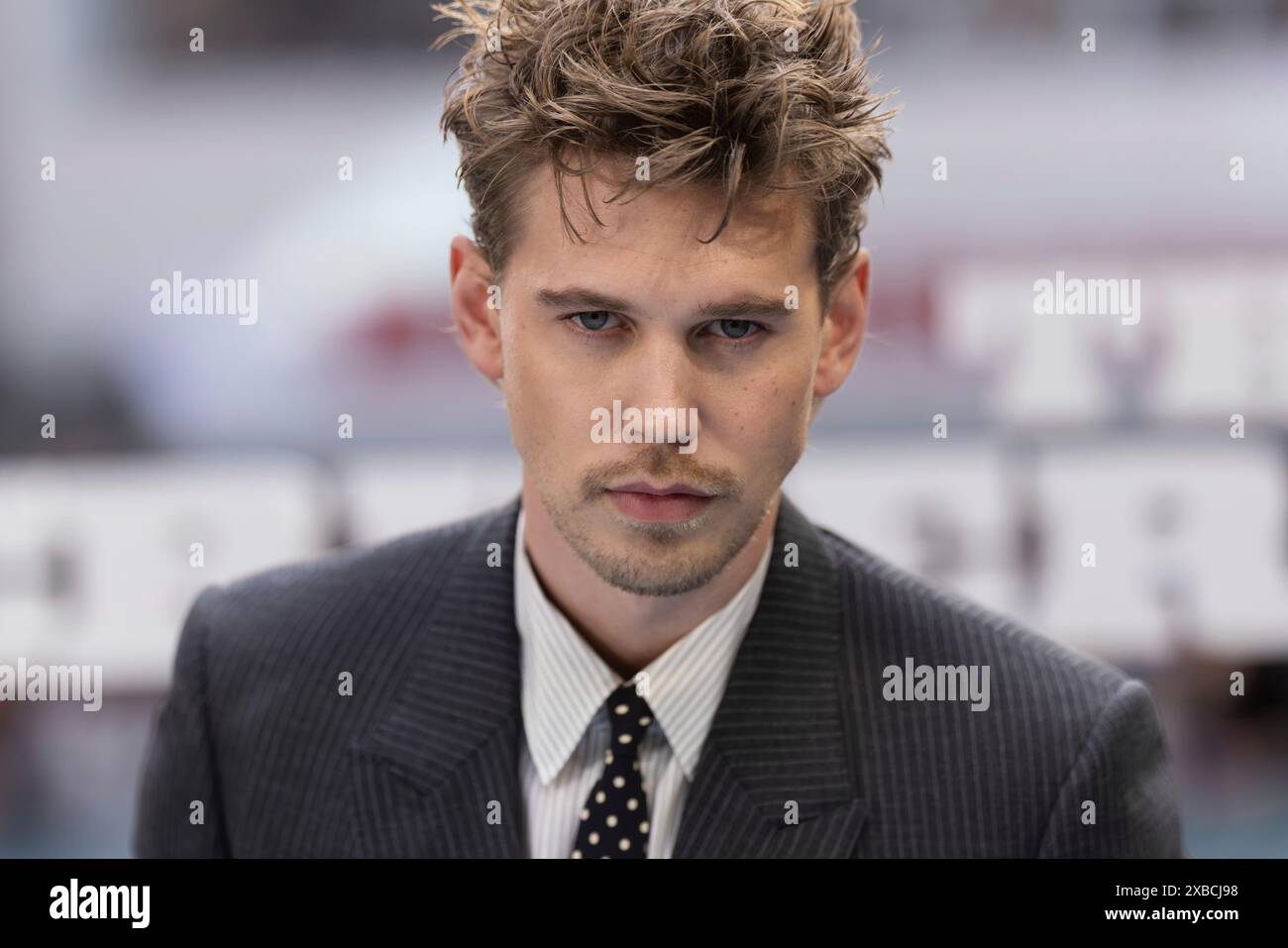 Austin Butler poses for photographers upon arrival at the screening of ...