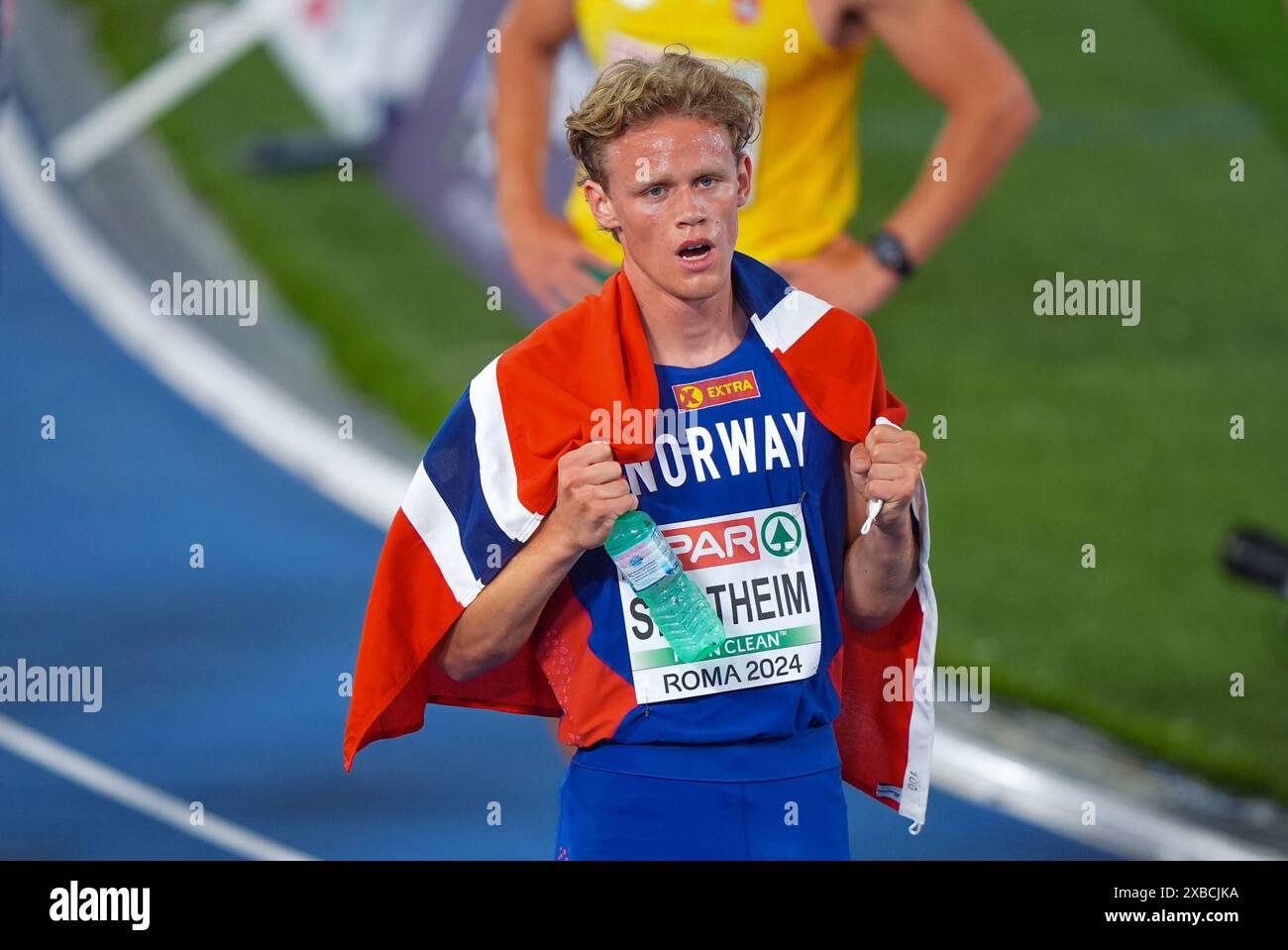 Rome, Italy 20240611. Sander Skotheim in the final of the 1500m ...