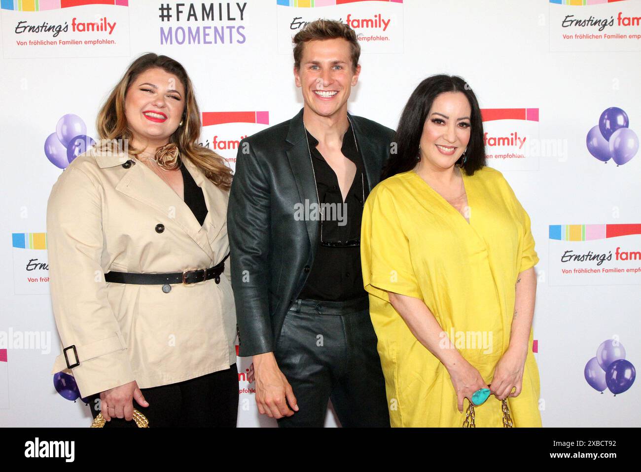 Alina Wichmann, Lukas Sauer und Miyabi Kawai bei der "Ernsting's Family ...