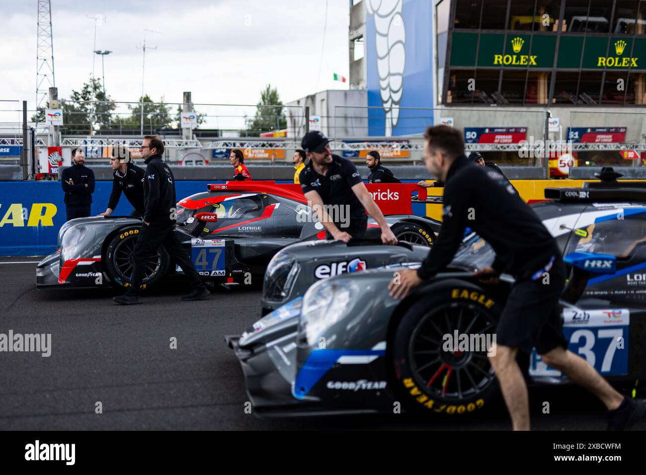 Le Mans, France. 11th June, 2024. 47 RAO Naveen (usa), BELL Matthew ...