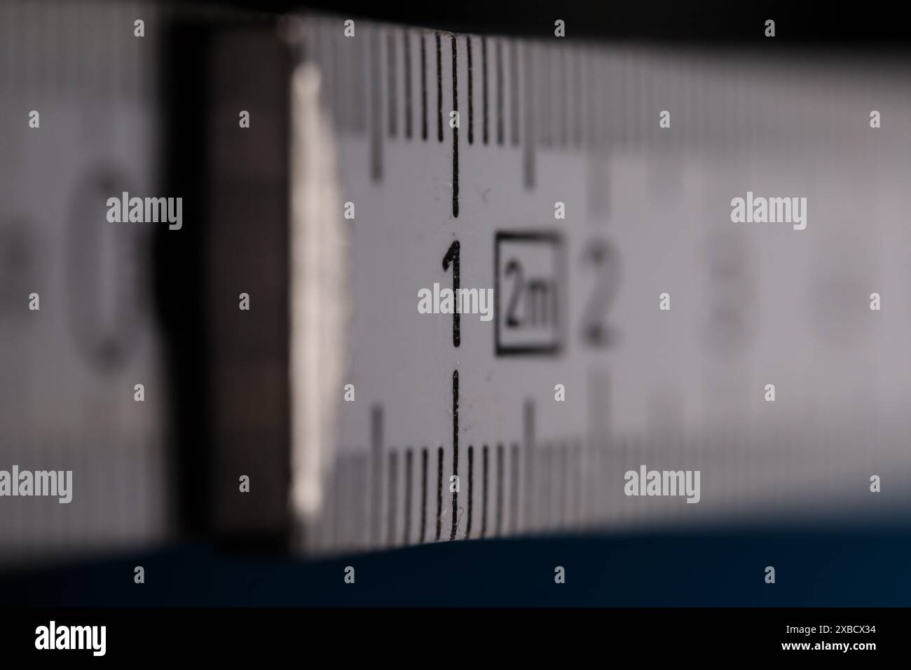 Ruler in macro, centimeters, white ruler Stock Photo - Alamy