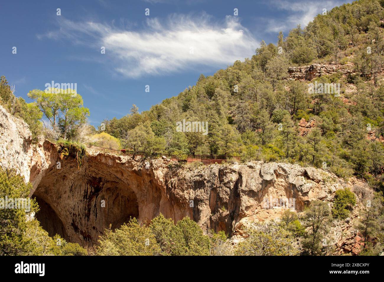 Largest natural travertine bridge hi-res stock photography and images ...