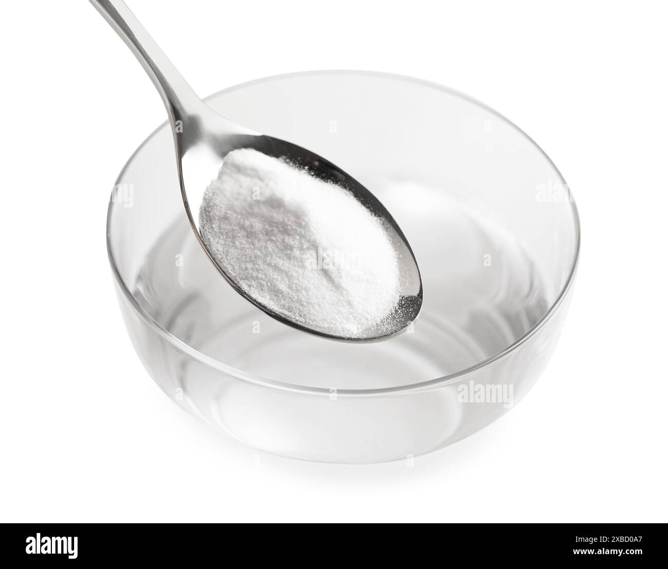 Glass water spoon baking Cut Out Stock Images & Pictures - Alamy