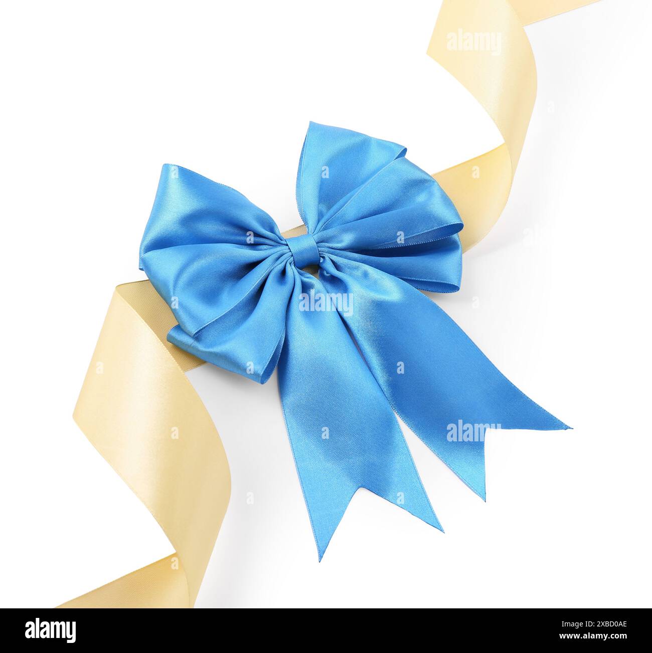 Beige silk ribbon fabric Cut Out Stock Images & Pictures - Alamy