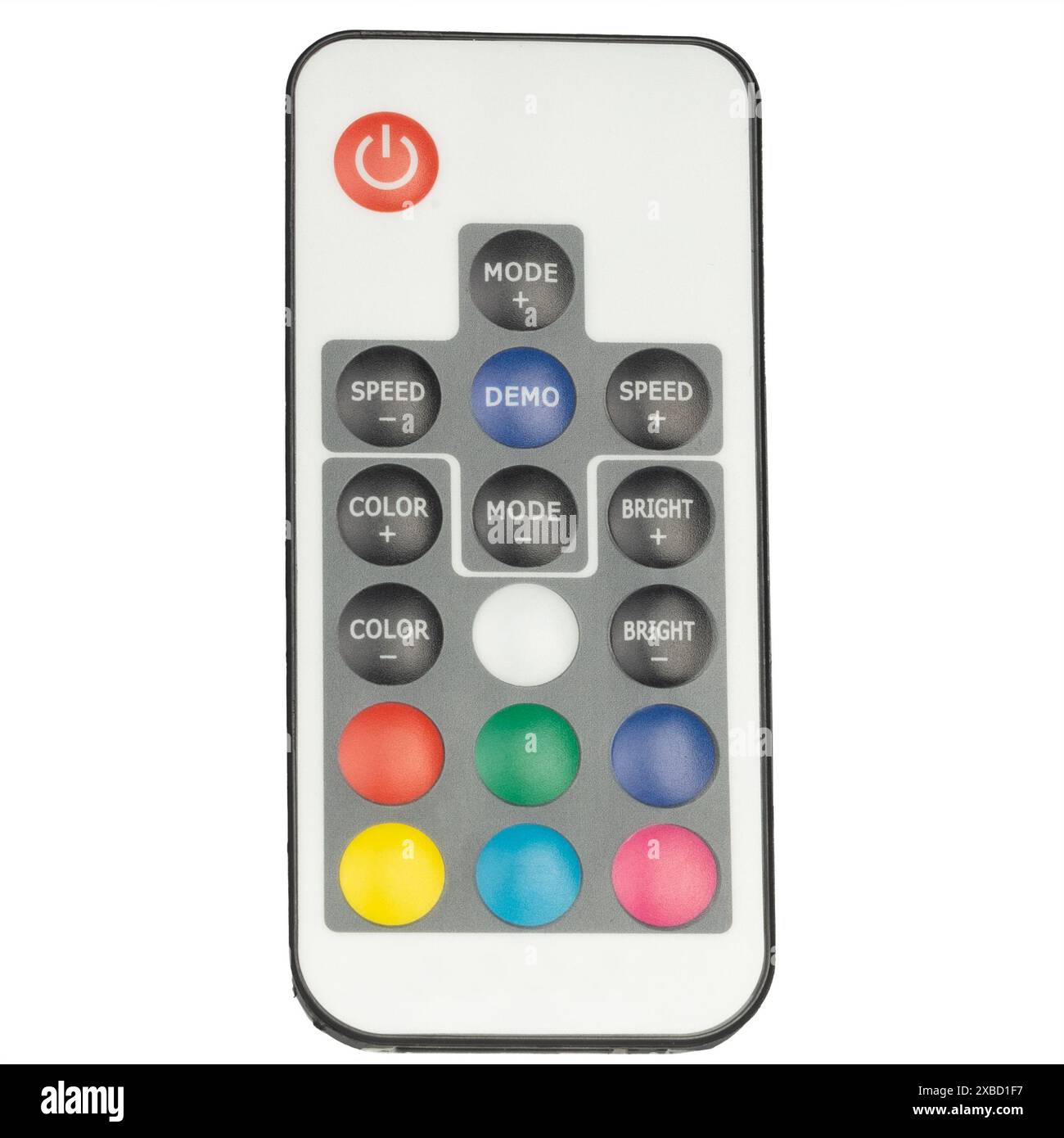 Remote Control with Colorful Buttons Stock Photo - Alamy