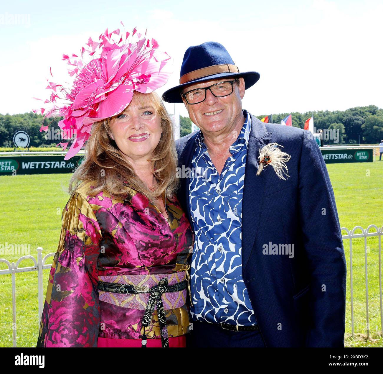 Nanna Kuckuck, Dirk Ullmann bei Fashion Raceday auf der Rennbahn ...