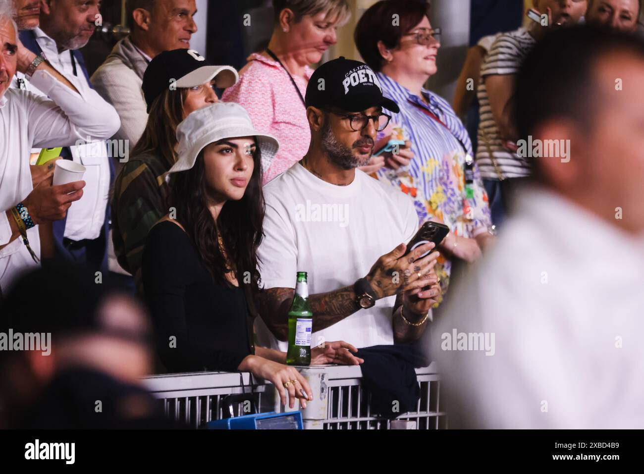 Milan, Italy. 11th June, 2024. Milan, Celebrity sightings - Fabrizio ...
