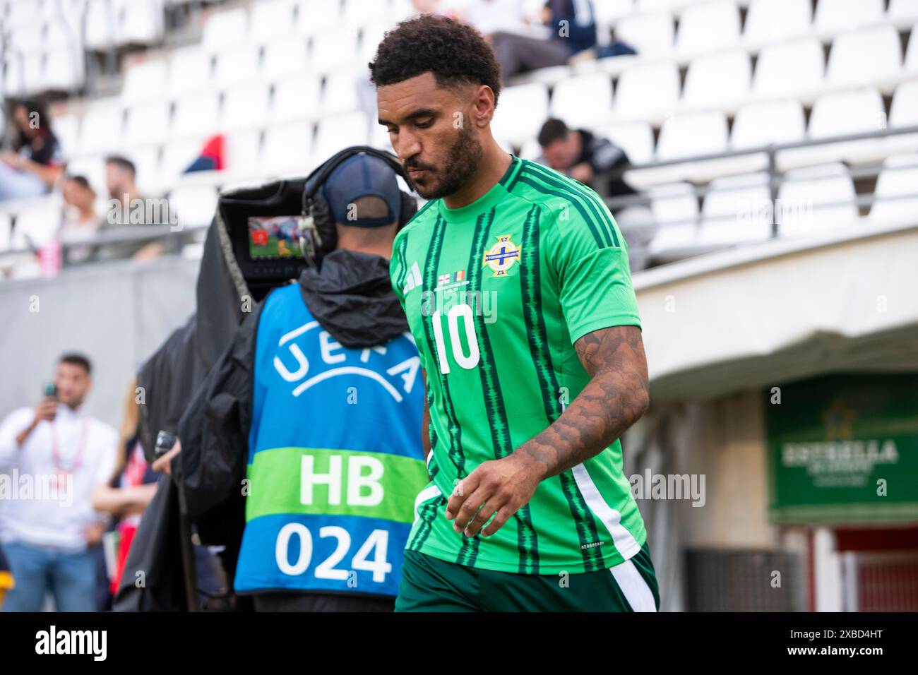 Murcia, Spain. 11th June, 2024. Jamie Reid Northern Ireland player ...