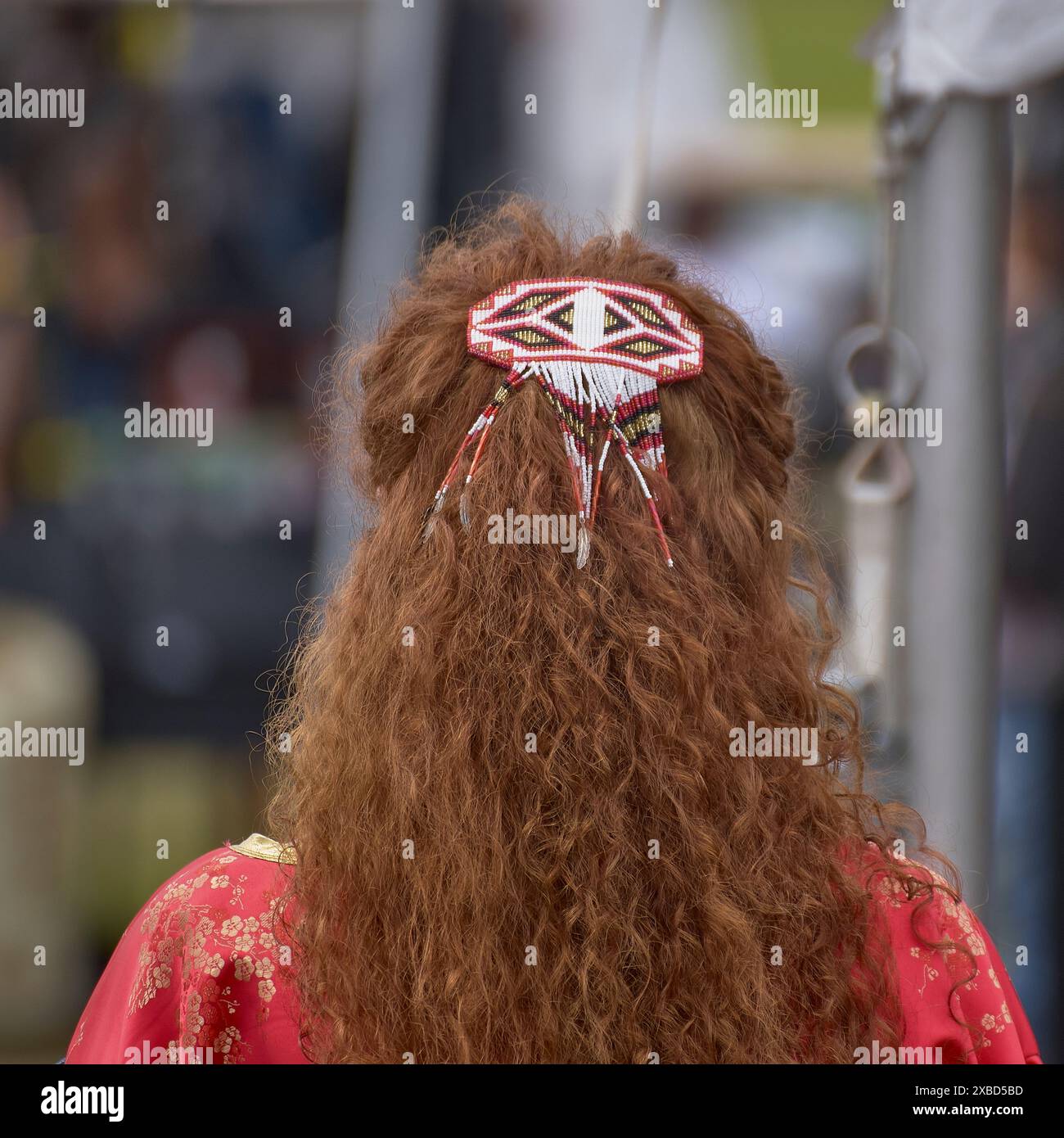 Traditional dancer at the Nanticoke Powwow 2023, Milton, Delaware USA ...