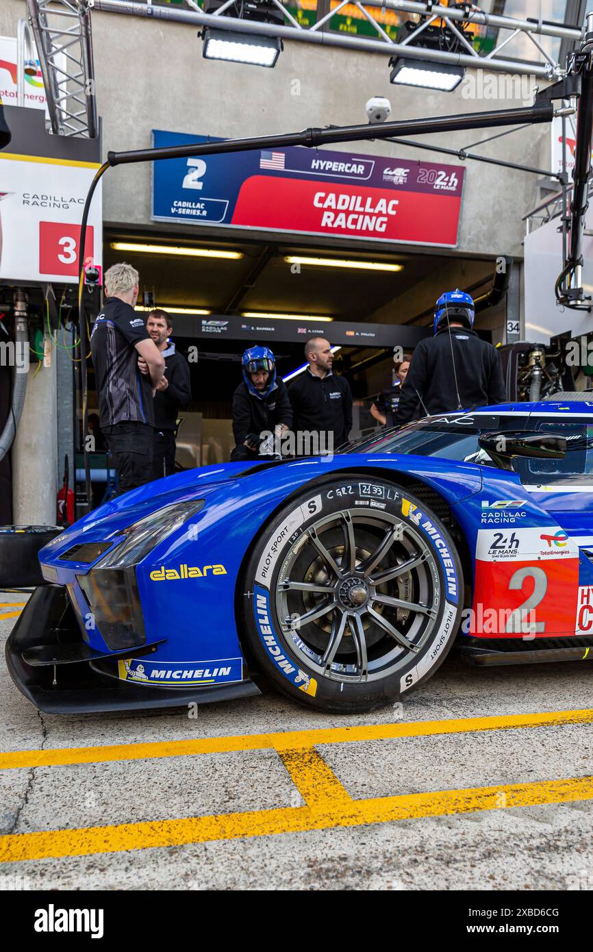 Le Mans, France, June 11 2024#2 Cadillac Racing (USA) Cadillac V-Series ...