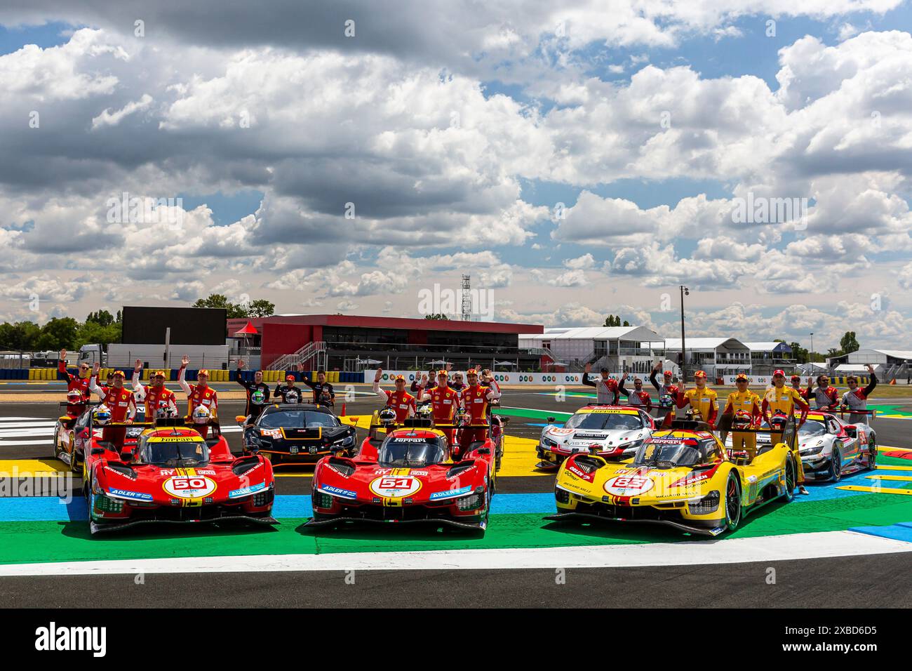 Le Mans, France, June 11 2024Ferrari official photoshoot (Hypercar and ...