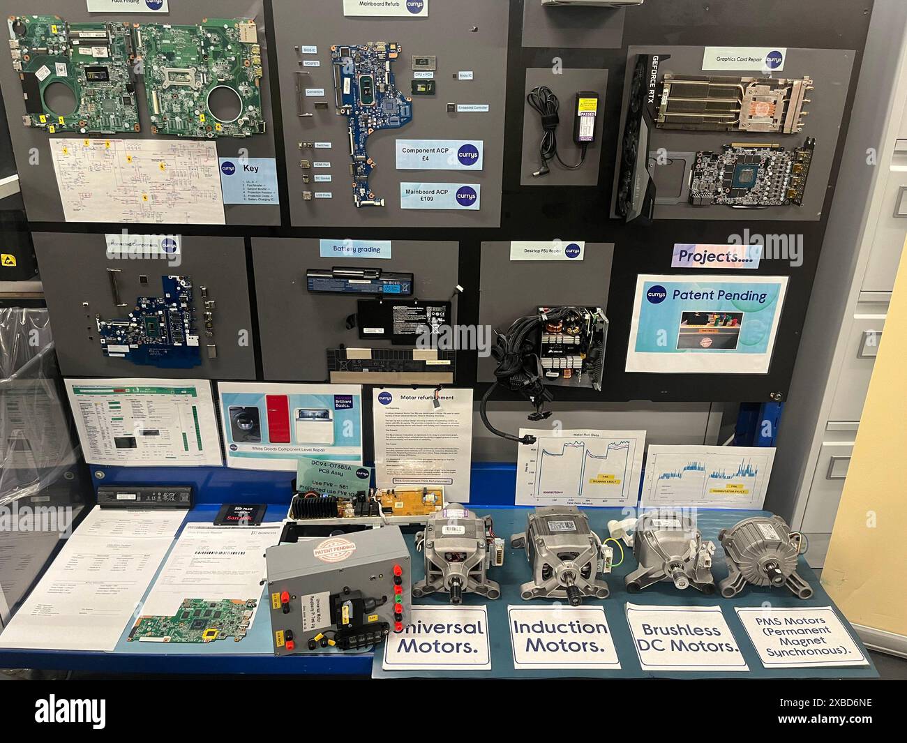 Previously unissued photo dated 29/05/24 of harvested hardware parts at ...