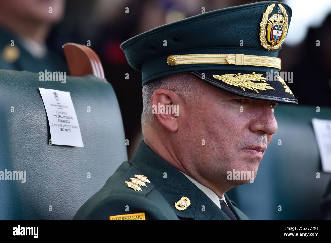 Bogota, Colombia. 11th June, 2024. Colombian army brigadier general ...