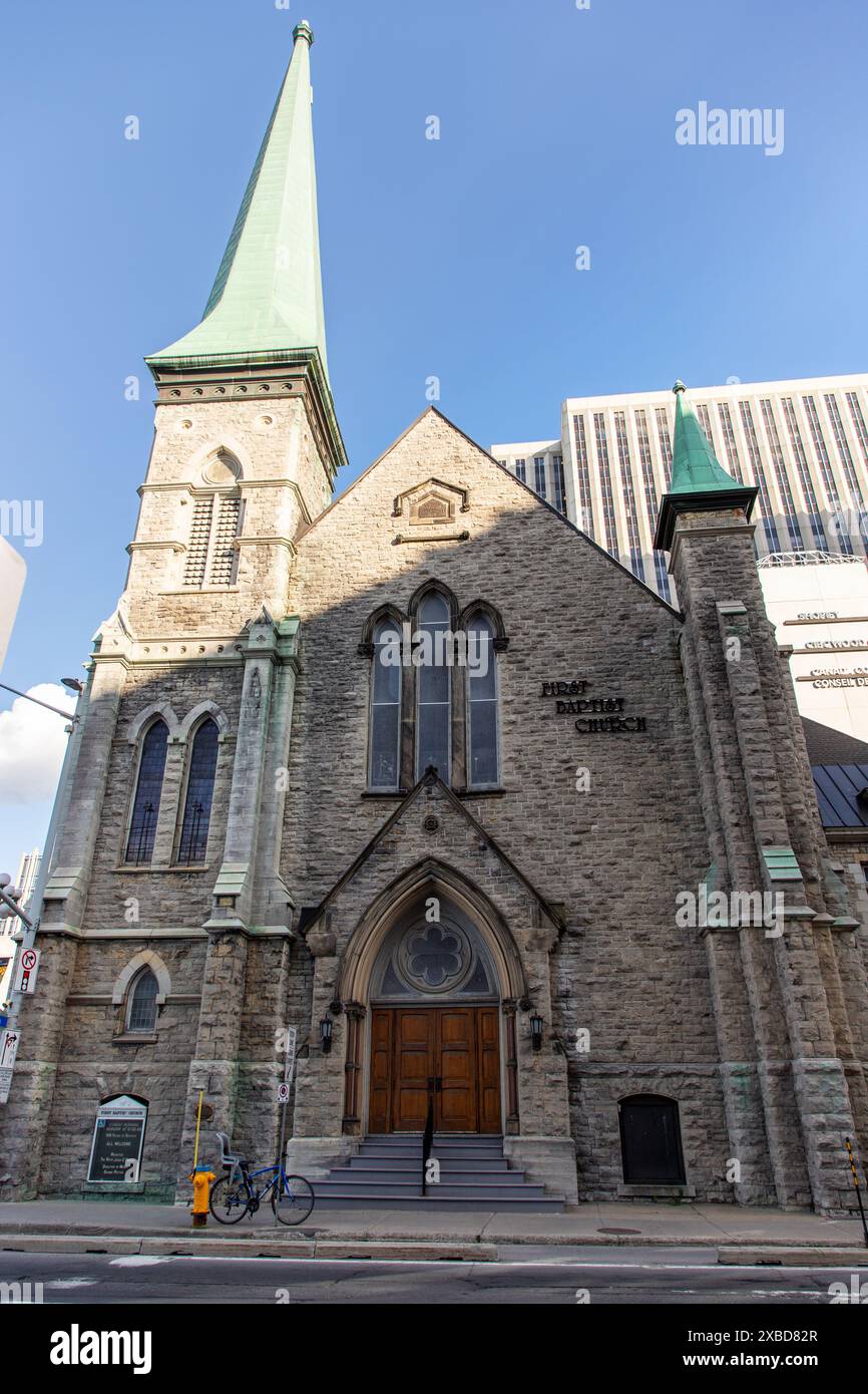 Ottawa, Canada - June 4, 2024: First Baptist Church building in ...