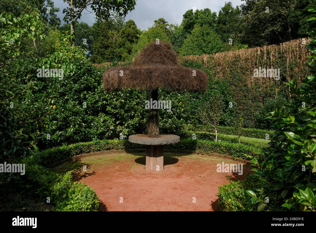 Terra Nostra Botanical Garden in Furnas, Sao Miguel Island, Azores ...