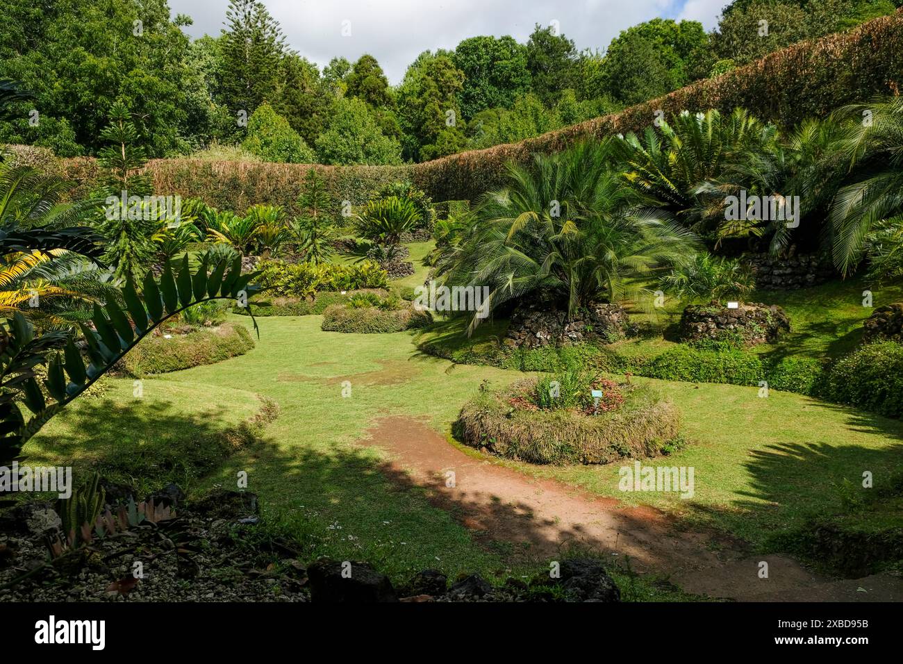 Terra Nostra Botanical Garden in Furnas, Sao Miguel Island, Azores ...