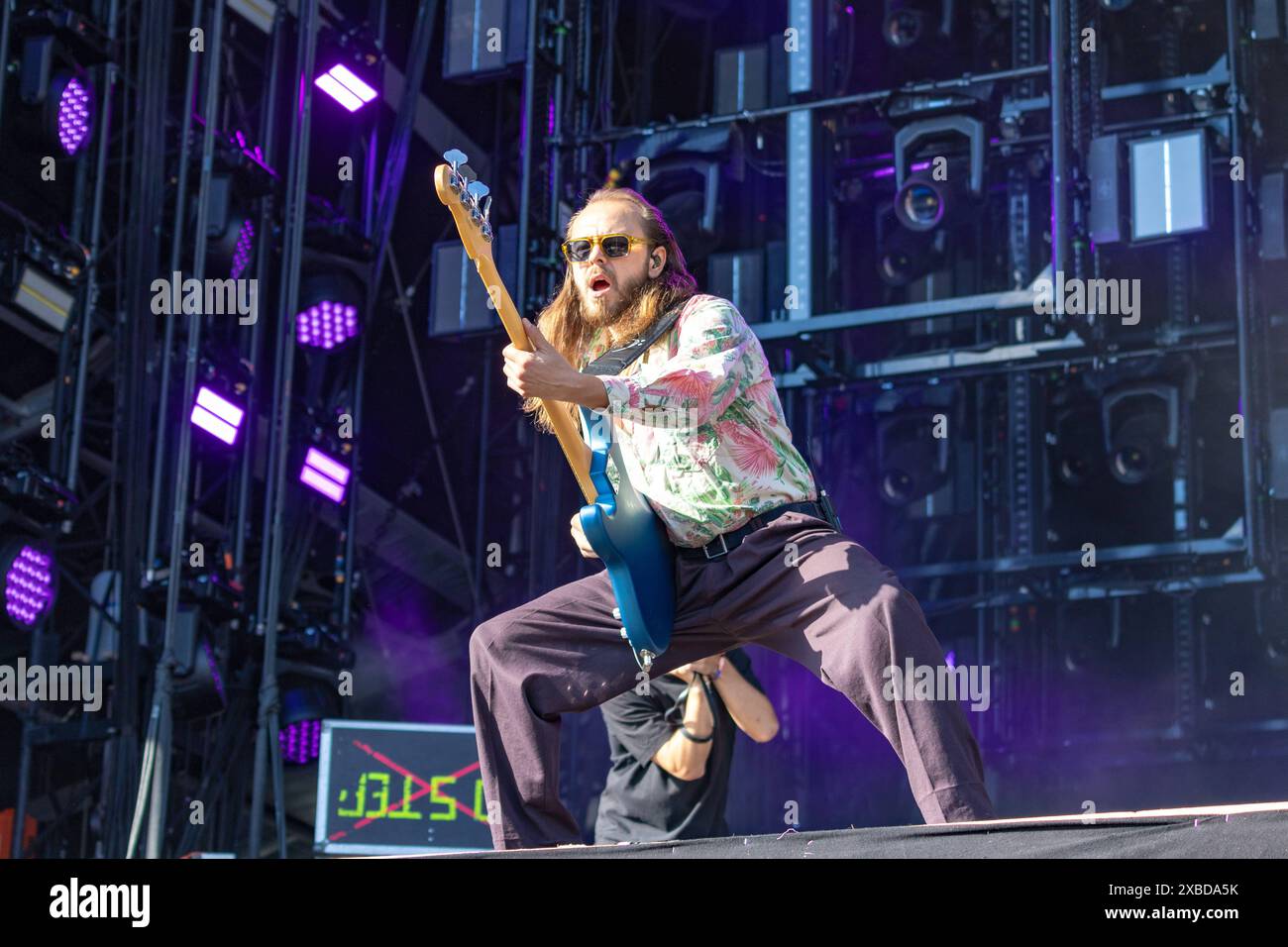 ROCK AM RING 2024 am Nürburgring / 3. Tag, Sonntag - 09.06.2024 Bassist ...