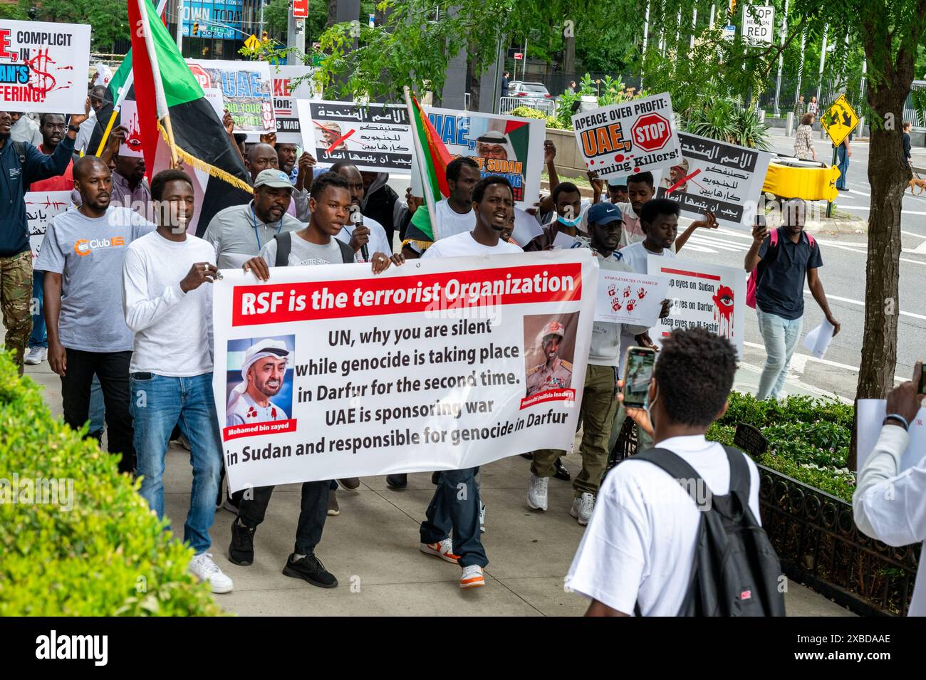 New York, USA. 11th June, 2024. The Darfur People's Association of New ...