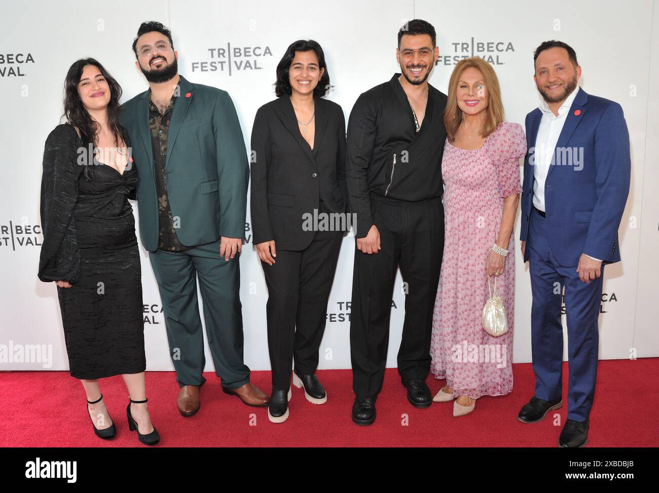 New York, USA. 11th June, 2024. L-R: Zeina Badran, Faissal Sam Shaib ...
