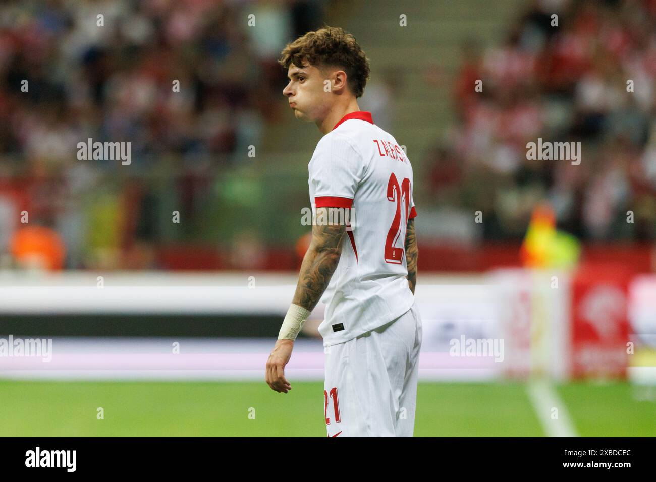 Nicola Zalewski during Friendly game between national teams of Poland ...