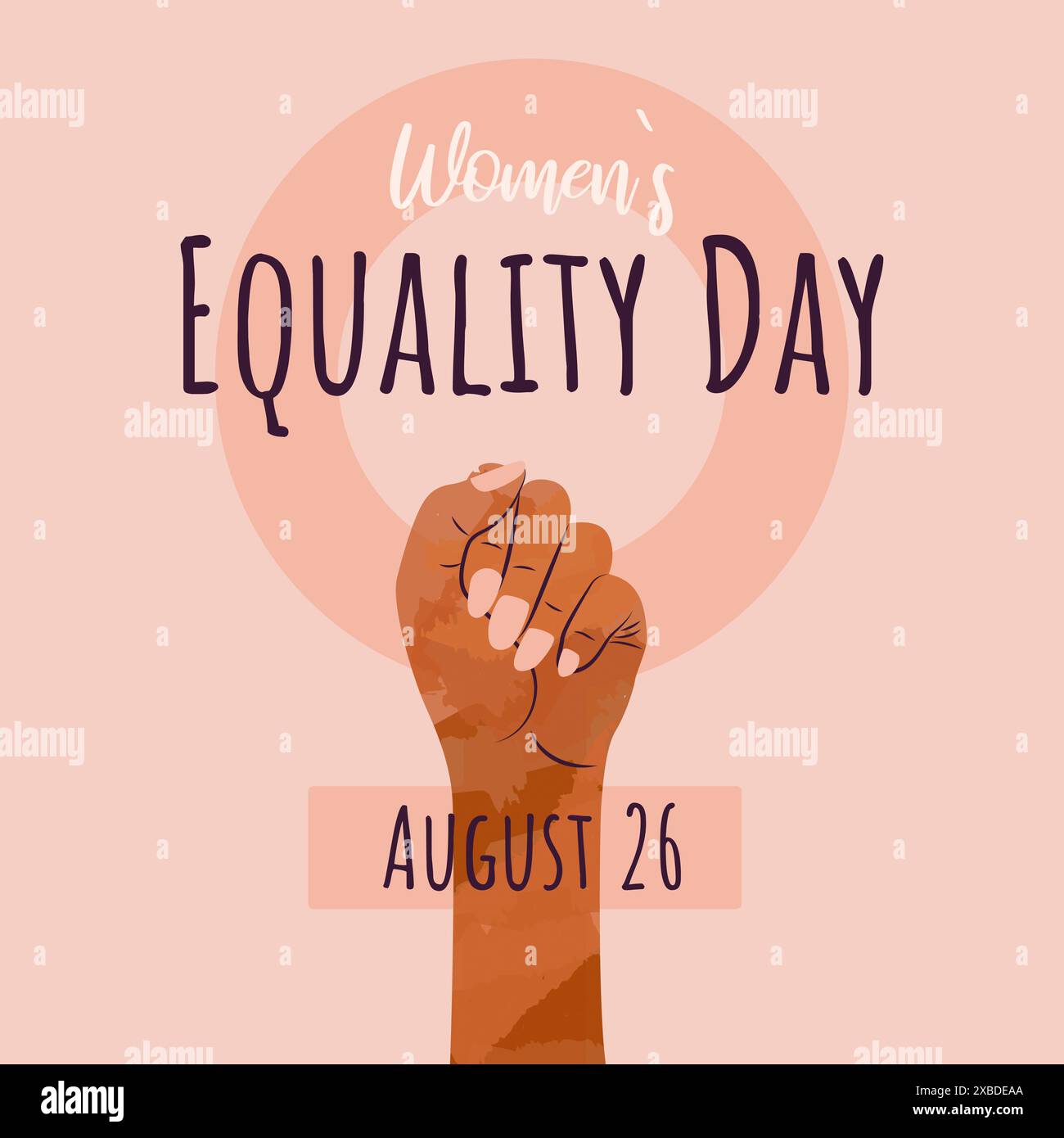 Womens Equality Day Banner with Venus Symbol Stock Vector Image & Art ...