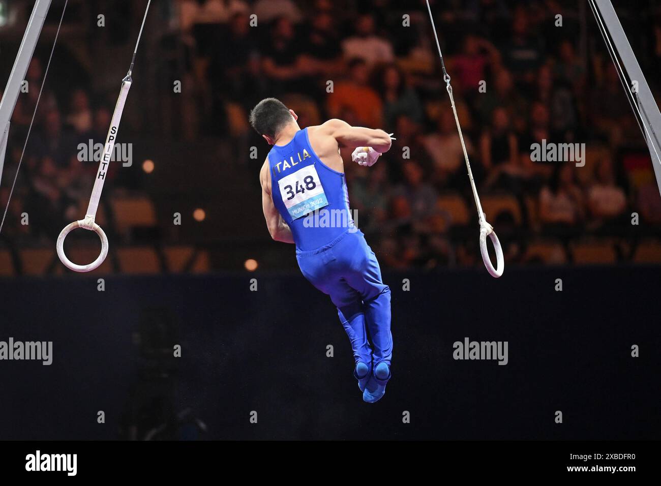 Yumin Abbadini (Italy). Rings. European Championships Munich 2022 ...